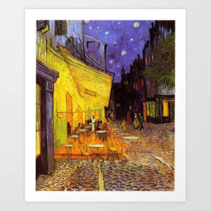 Vincent Van Gogh Cafe Terrace At Night Art Print – Art Gallery